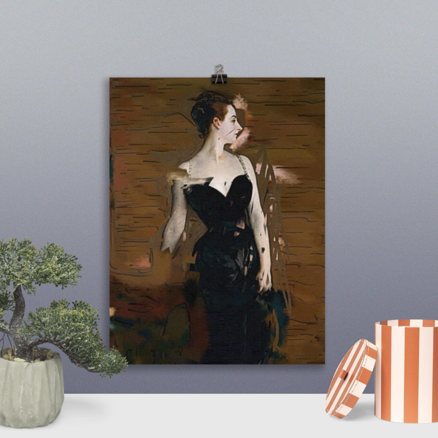 Abstract Self Portrait No. 2 : Madam X , Large Digital Wall Art Fine ...