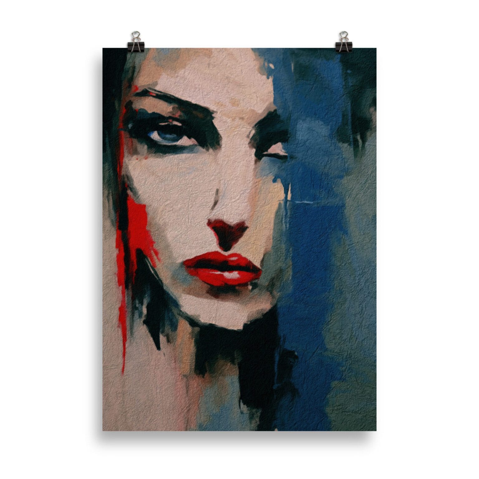 Abstract Self Portrait No. 7 : Portrait Of A Lady , Large Digital Wall ...