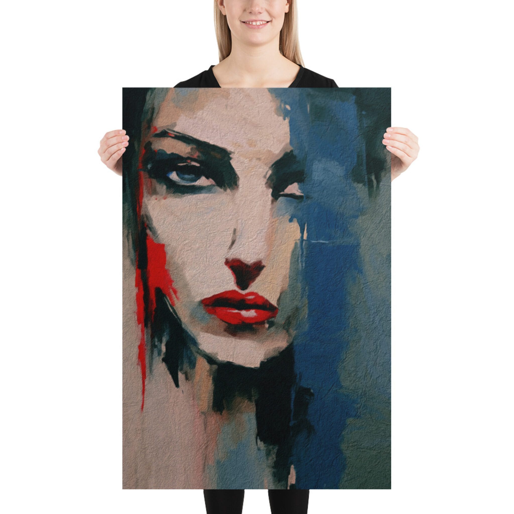 Abstract Self Portrait No. 7 : Portrait Of A Lady , Large Digital Wall ...