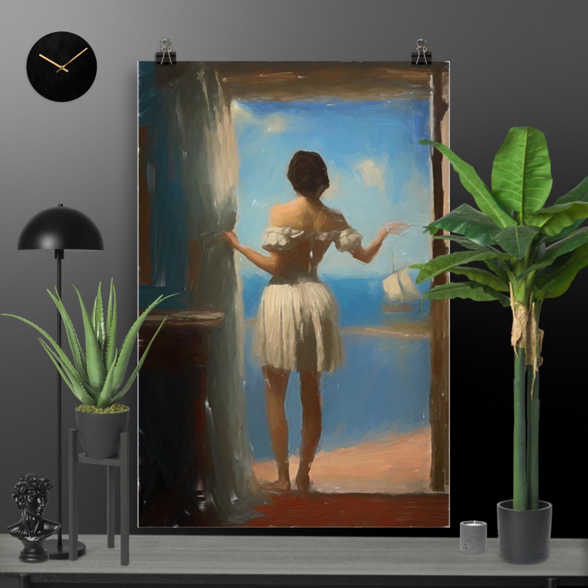 Classical Wall Art Prints No. 7 : Noblewoman , Large Digital Wall Art ...